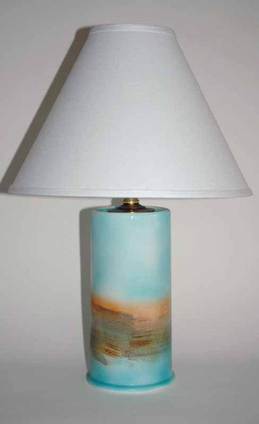TURQUOISE LIGHTHOUSE LAMP – Of Earth And Ocean